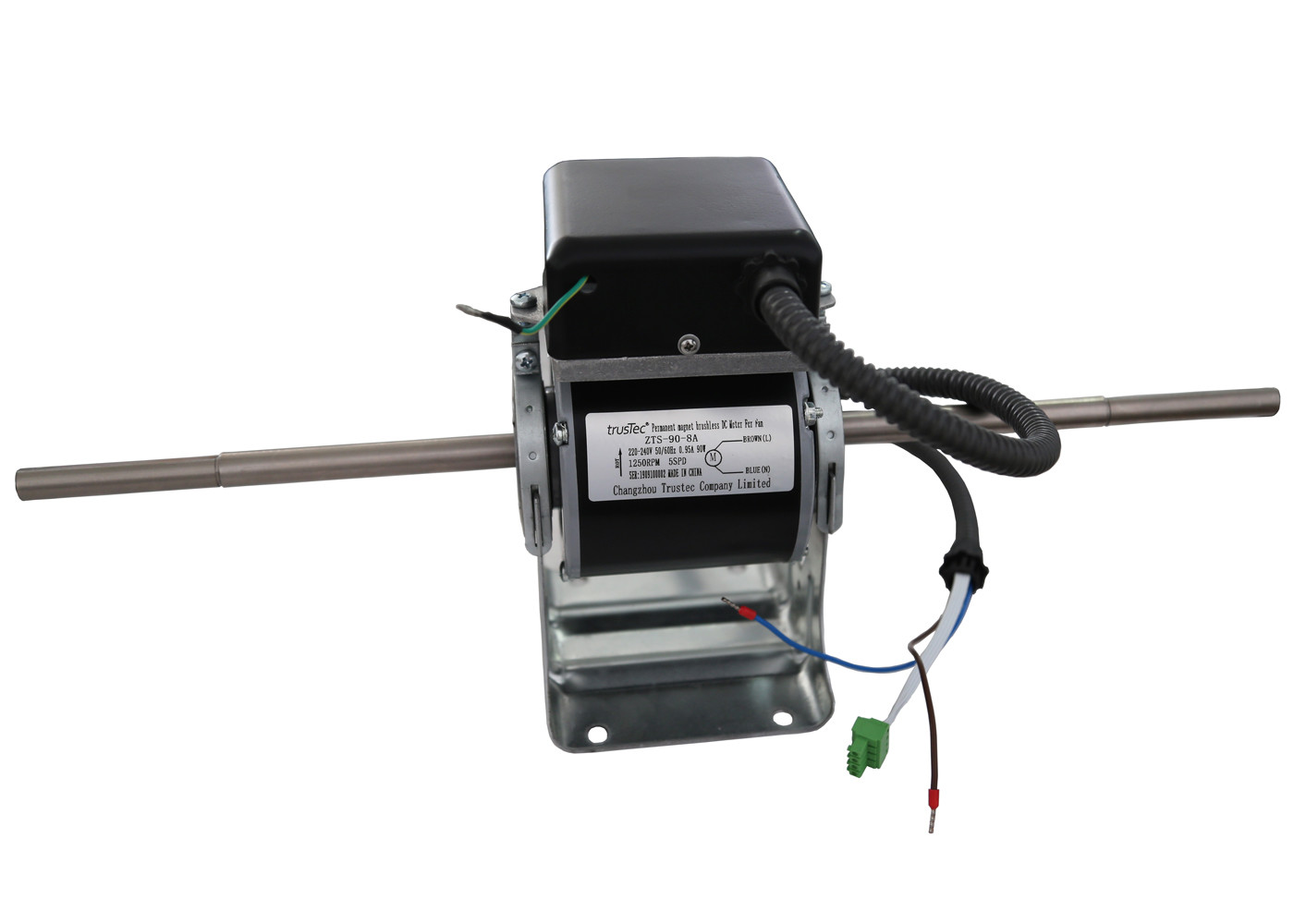 에어컨 FCU BLDC 모터 - 더블 샤프트 300~1500 RPM - 30~180W